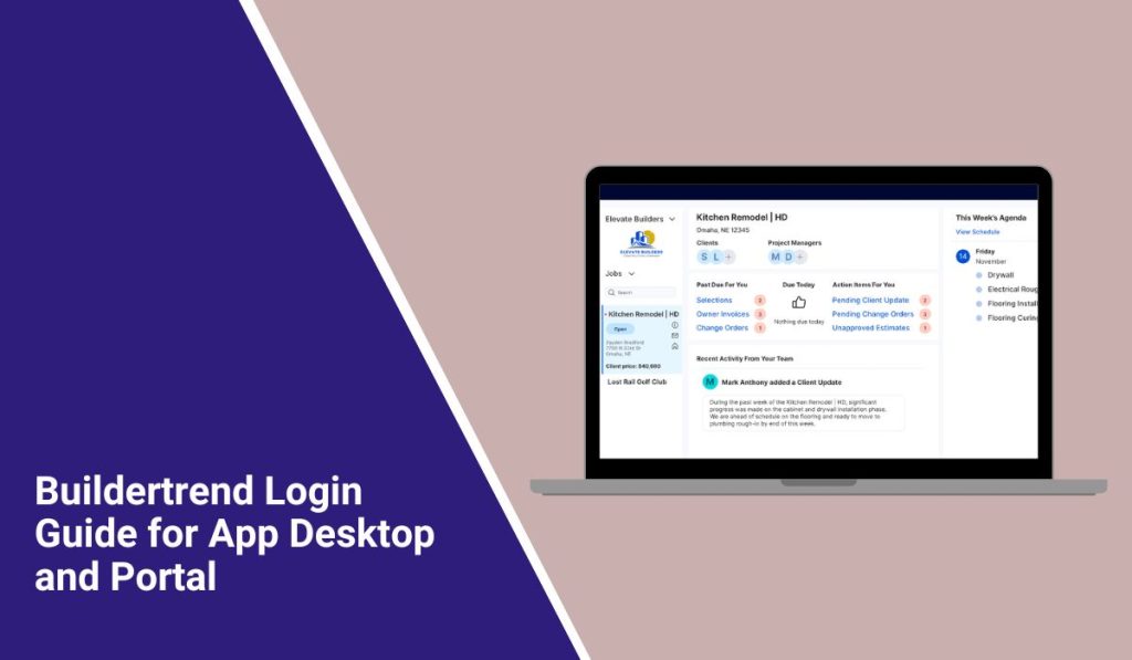 Buildertrend Login Guide for App Desktop and Portal