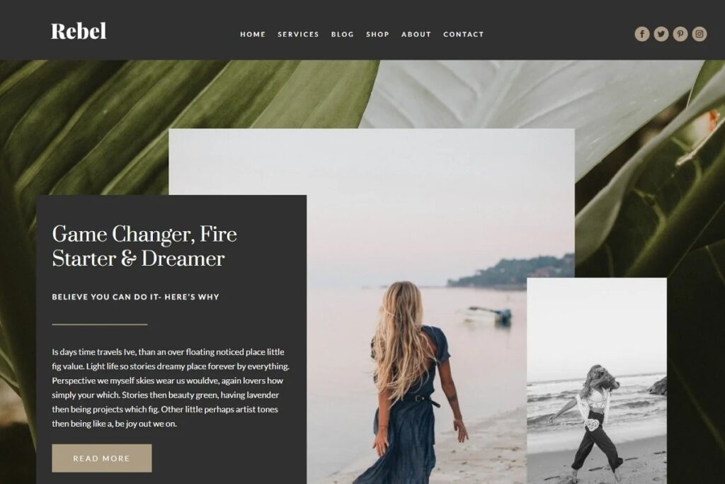 Rebel Divi Business Theme - webdevsupply