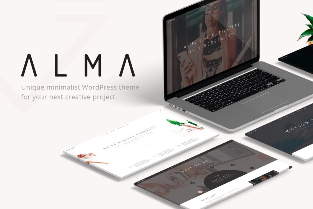 Alma – Minimalist WordPress Theme - webdevsupply
