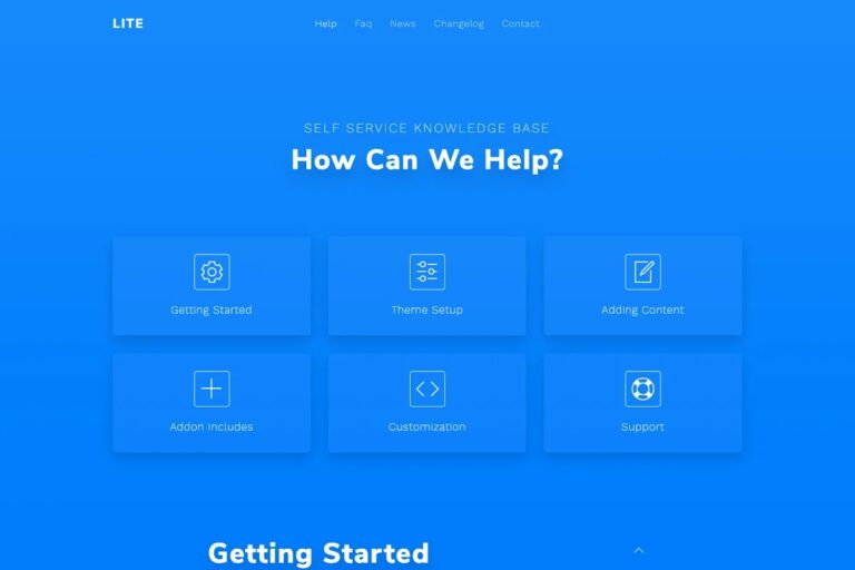 Lite | Helpdesk Jekyll Theme - webdevsupply